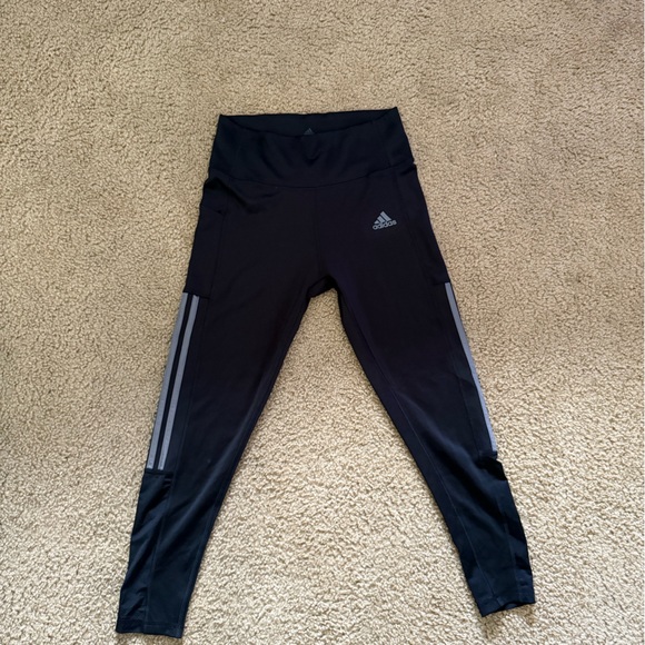 adidas | Pants & Jumpsuits | Adidas Black And Gray Track Pants Athletic ...
